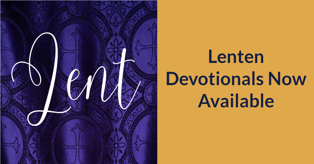 Lenten Devotionals Now Available